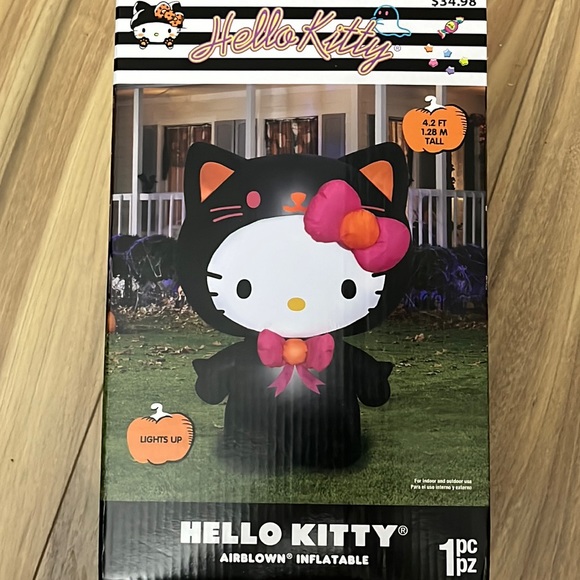 Other | Hello Kitty Halloween Airblown Inflatable Yard Sanrio New ...